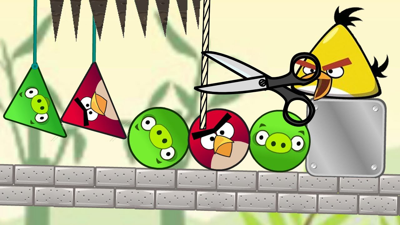 Angry Birds Piggies Out - SAVE TRIANGLE BIRDS FROM ROUND PIGGIES BY ...