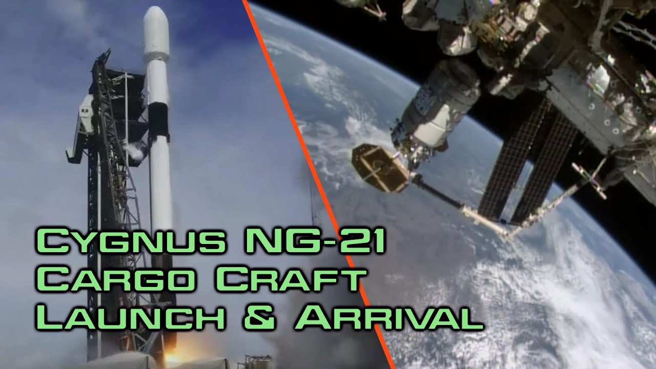 S.S. Francis R. "Dick" Scobee Cygnus NG-21 Cargo Craft Launch & Arrival ...