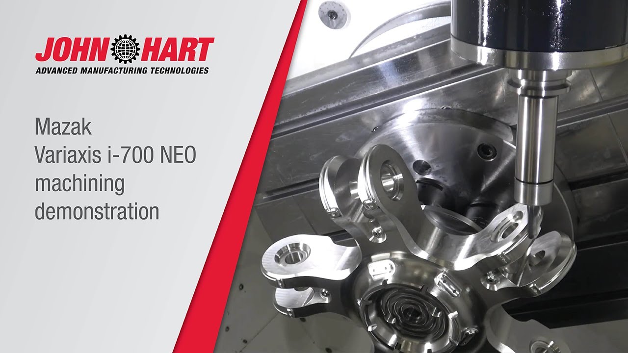 Mazak's IMTS 2024 Variaxis i-700 NEO demonstration - YouTube