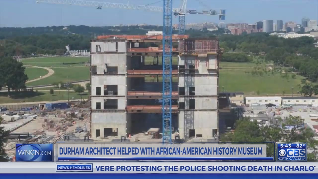 Durham architect helped with African-American history museum - YouTube
