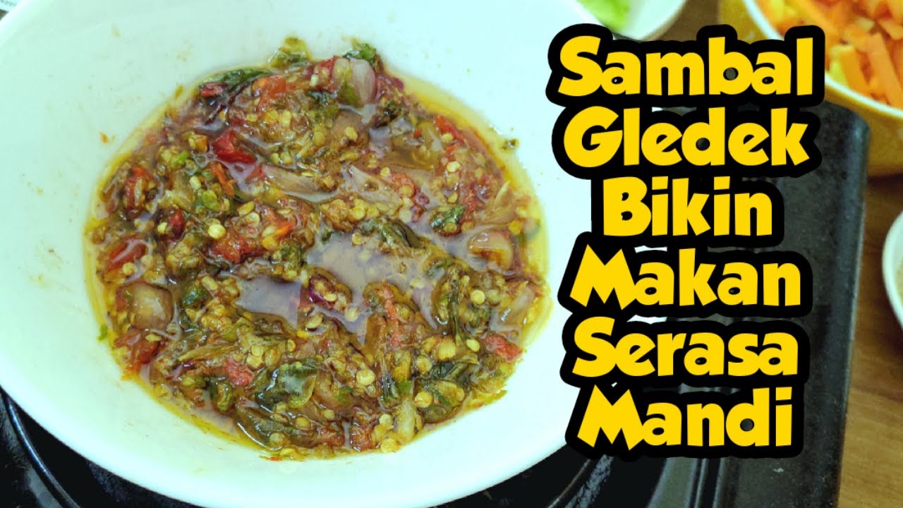 Resep dan Cara Membuat Sambal Gledek - YouTube