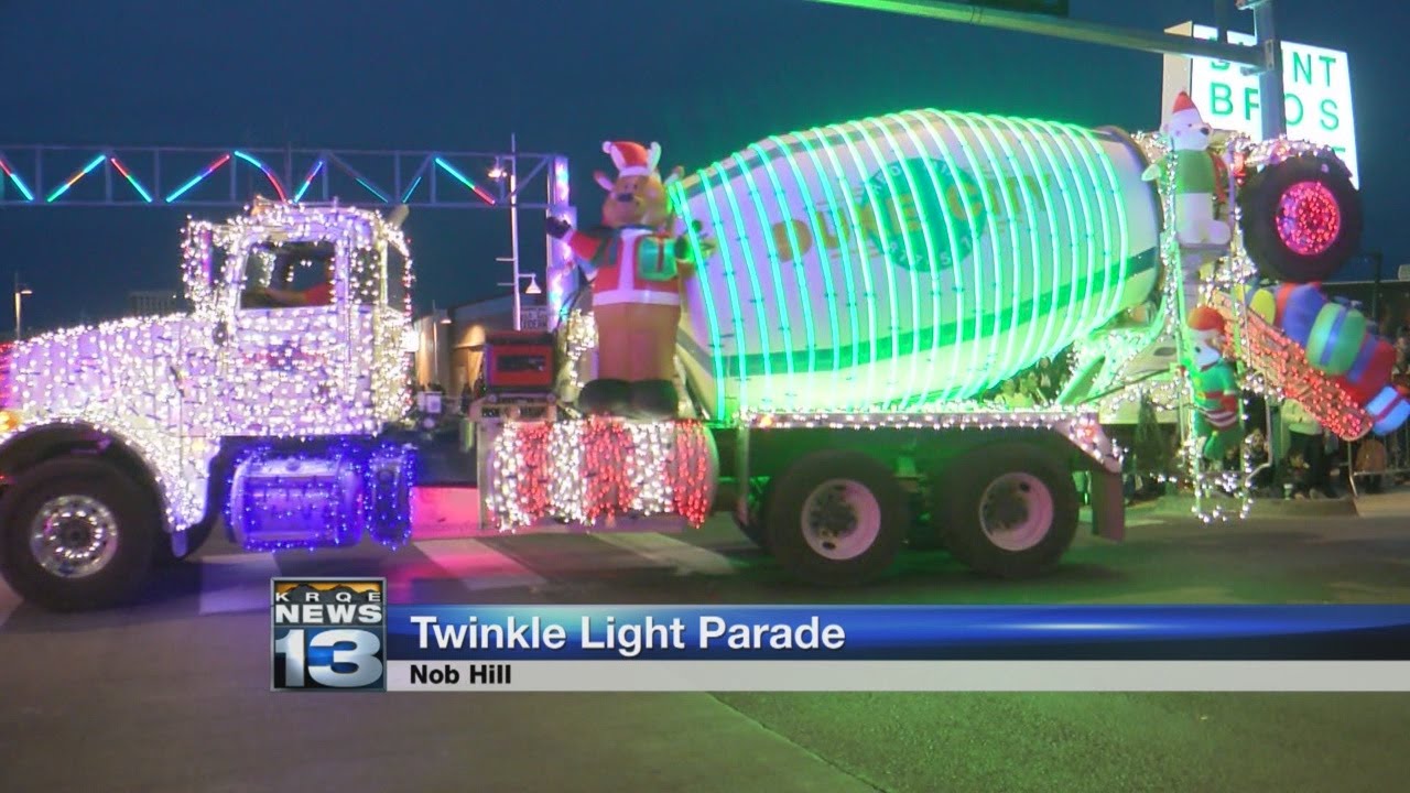 10th Annual Twinkle Light Parade lights up Nob Hill - YouTube
