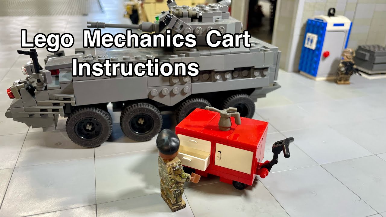 Lego mechanics cart instructions. - YouTube