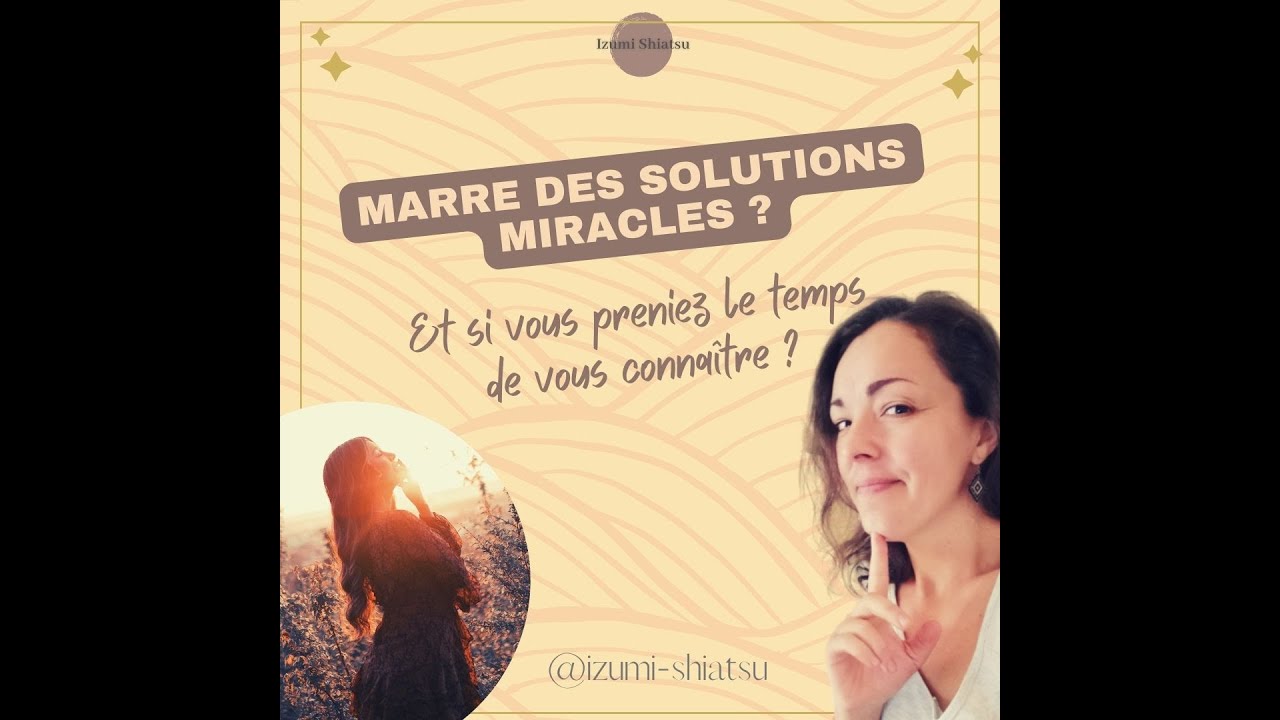 Marre des solutions miracles - YouTube