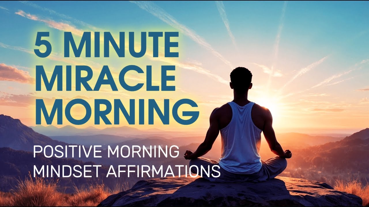 5 Minute MIRACLE MORNING Affirmations | Miracle Morning Routine - YouTube