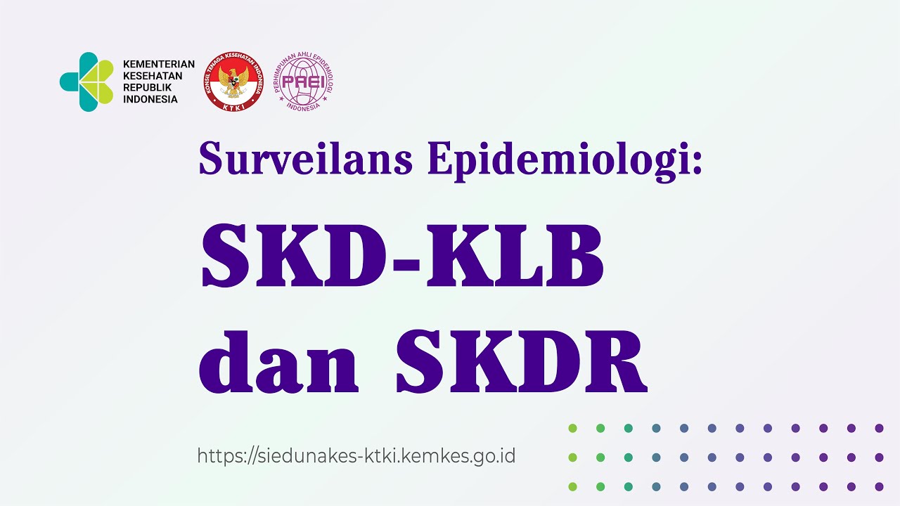 SKD-KLB dan SKDR | Surveilans Epidemiologi 3 - YouTube