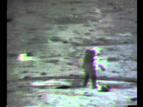 Charlie Duke on the moon running back to the lunar module "Orion" - YouTube