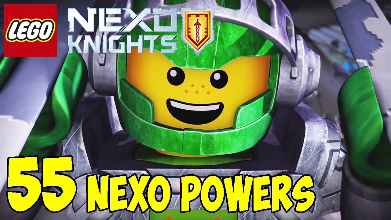 ALL 55 AARON`S NEXO SHIELDS. NEXO POWERS Scan and Play - LEGO Nexo ...