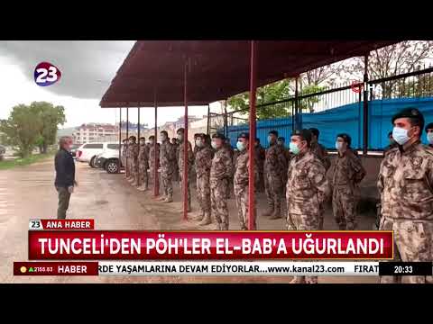 TUNCELİ'DEN PÖH'LER EL-BAB'A UĞURLANDI