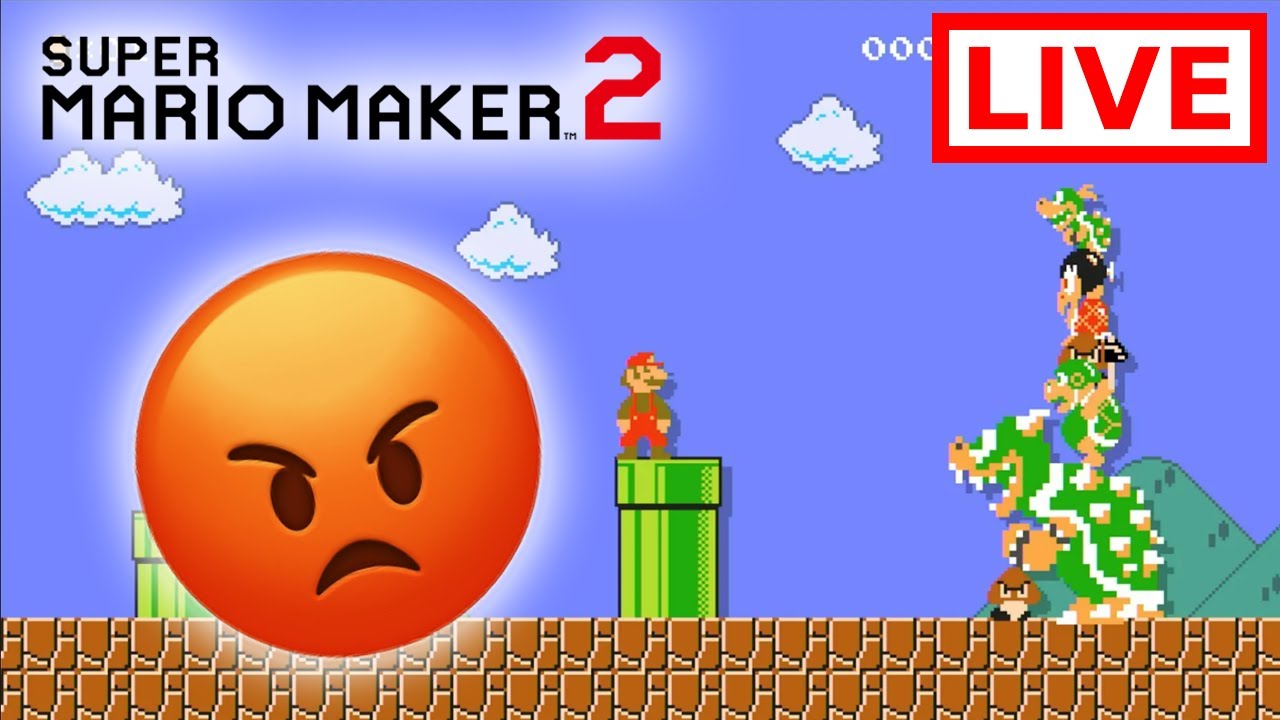 Return to SMM2! | Endless Expert Super Mario Maker 2 #1 | !discord ft ...