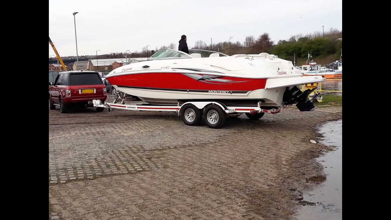 MONTEREY 263 EXPLORER BOWRIDER POWER BOAT - YouTube
