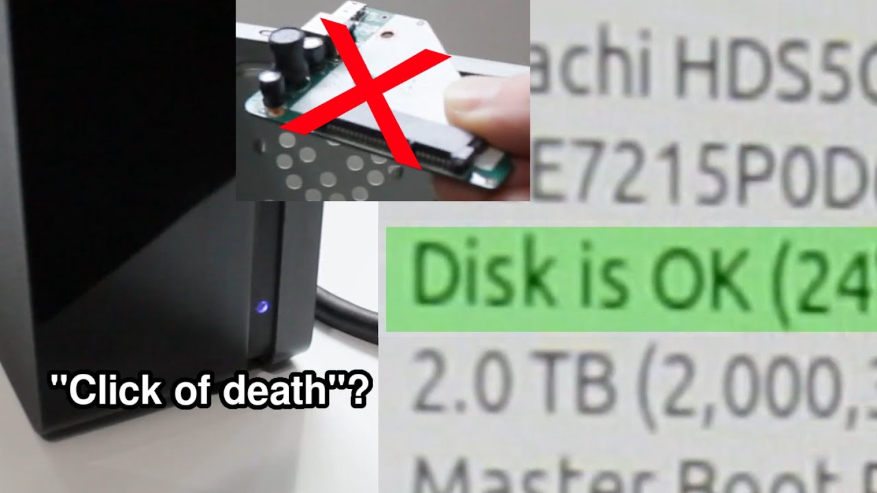 Fix External HDD or SSD that clicks, doesn't open | Fix Click of death ...