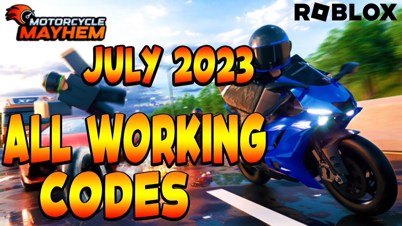 *NEW* ALL WORKING CODES FOR 🏍️ MOTORCYCLE MAYHEM 🏍️ JULY IN 2023 ROBLOX ...