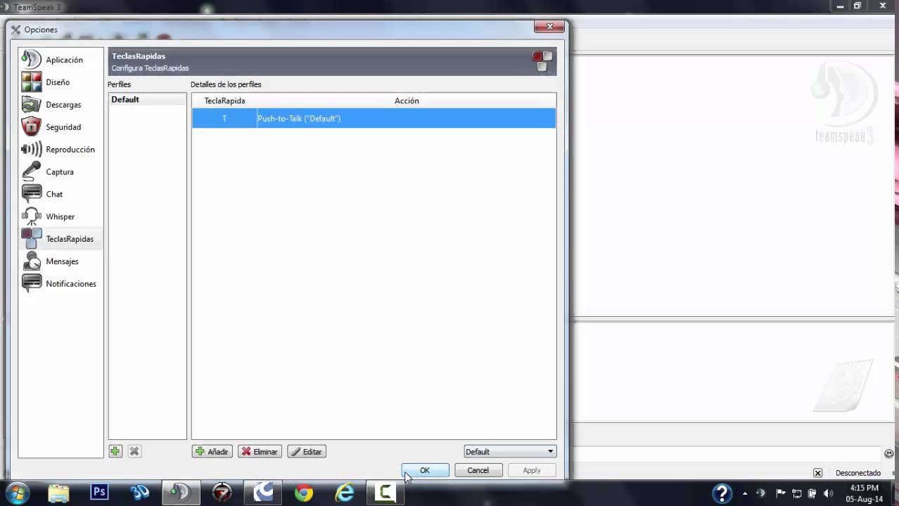 Como Configurar Micro de TS3 - YouTube
