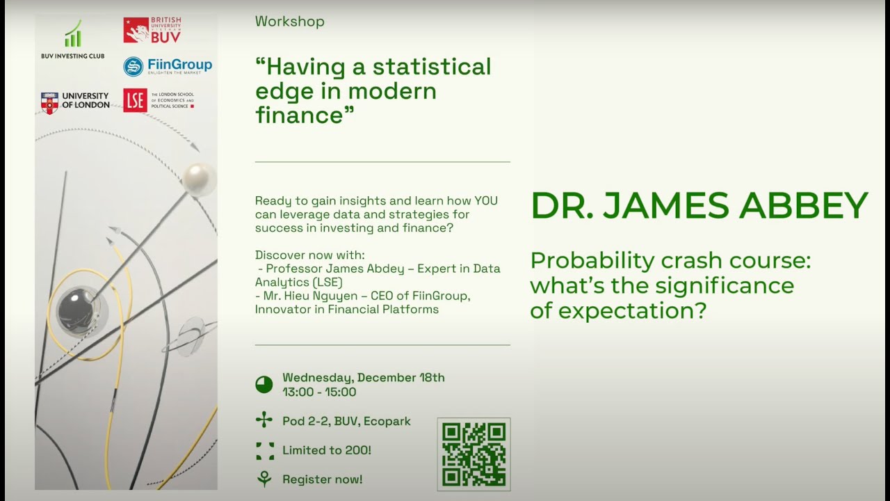 What is the significance of expectation? | Dr. James Abbey from London School of Economics - YouTube