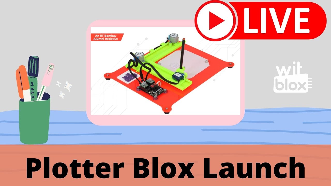 Live Launch of WitBlox Plotter Blox - YouTube