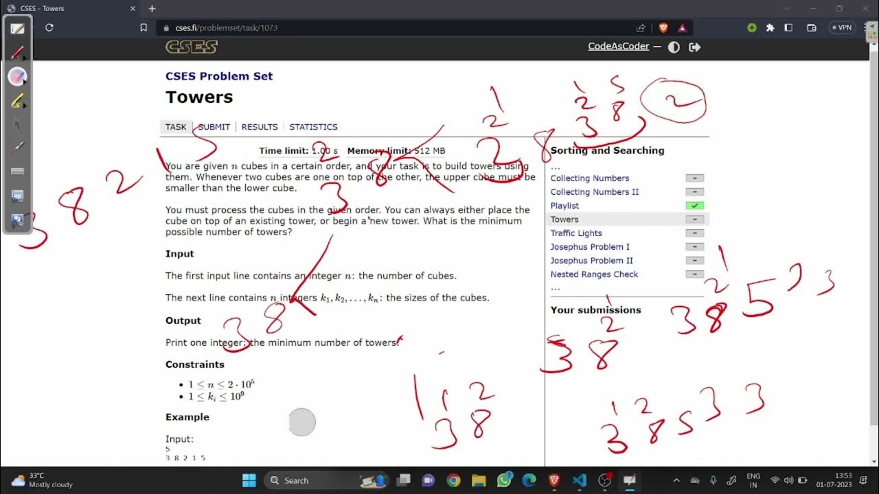 CSES | Towers - YouTube