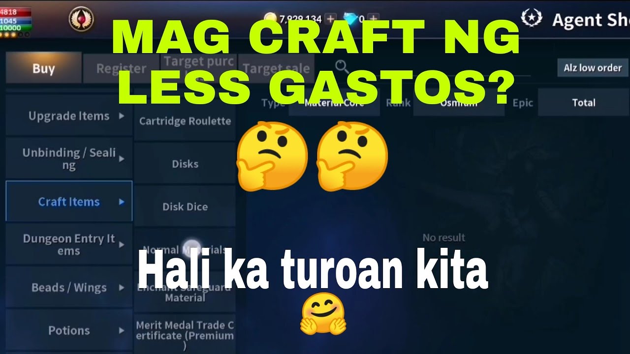 CABAL MOBILE CRAFTING TRICKS PART - 2 - YouTube