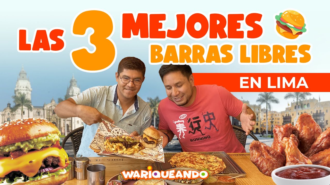 3 BARRAS LIBRES EN LIMA | All you can eat Makis, alitas, hamburguesas ...
