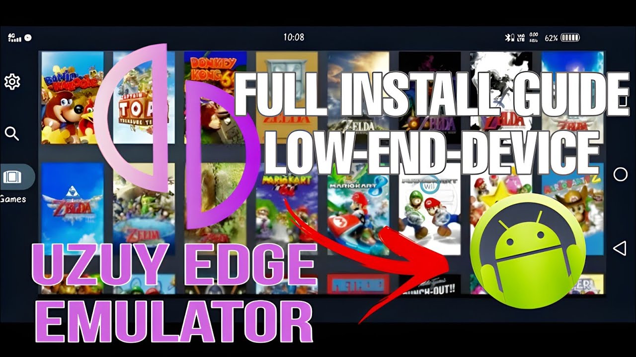 UZUY EDGE EMULATOR FULL SETUP GUIDE (LOW-END-DEVICE) - YouTube