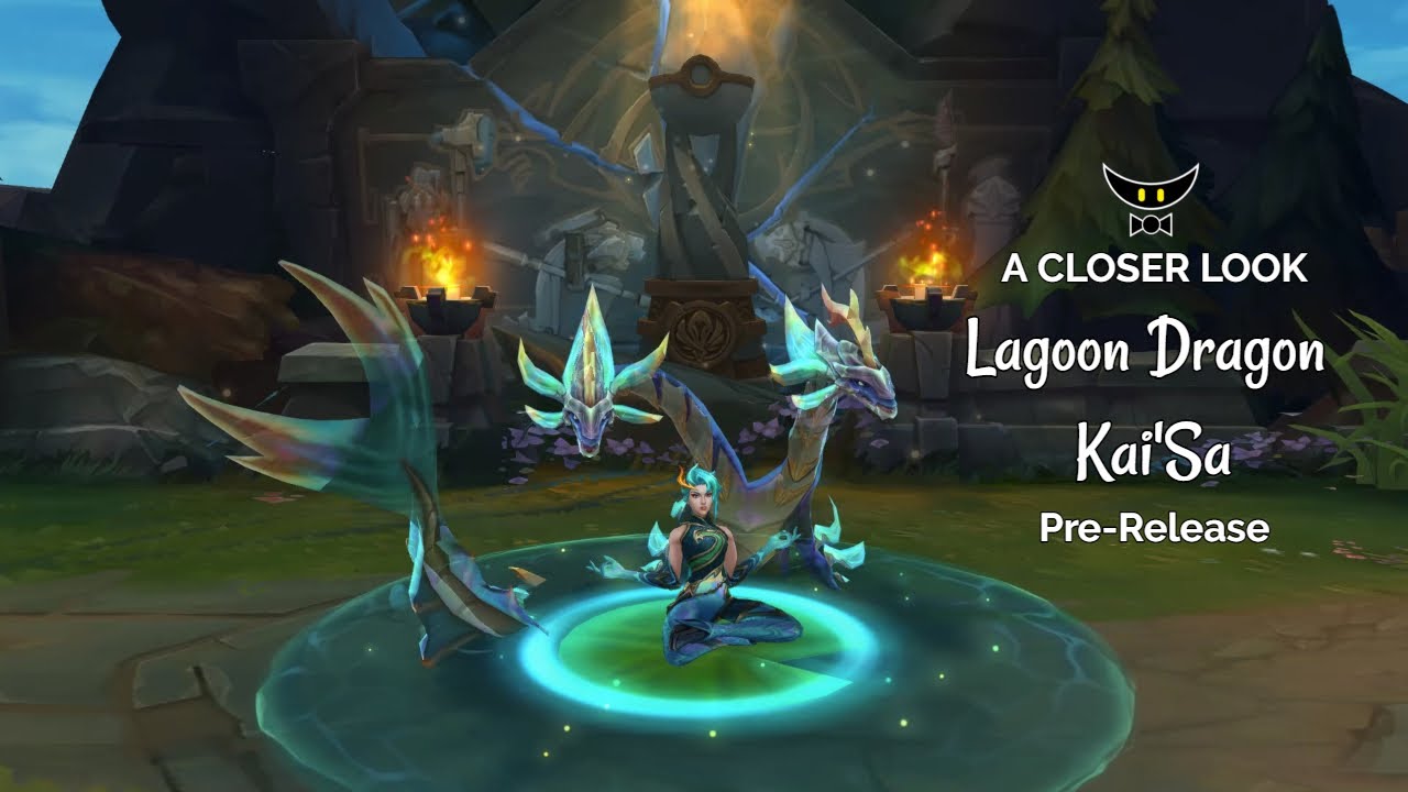 Lagoon Dragon Kai'Sa Epic Skin (Pre-Release) - YouTube