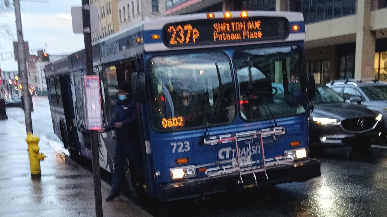 CTTransit 2007 New Flyer D40LF #723 on the 237P - YouTube