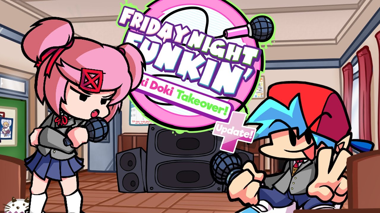 FNF Doki Doki Takeover Plus - Baka (99.91% Accuracy FC) - YouTube