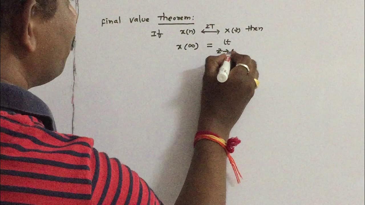 Signals & Systems - Z - Transforms - Initial Value & Final Value ...