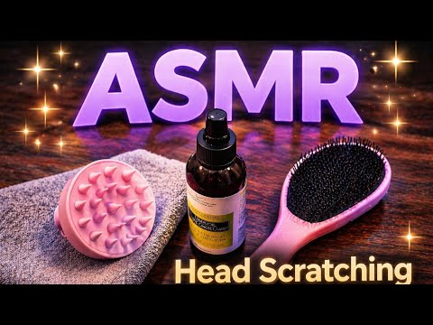 ASMR Head Massage LIVE 💆‍♀️ Relaxing Scratching, Massaging and Rubbing for Stress Relief