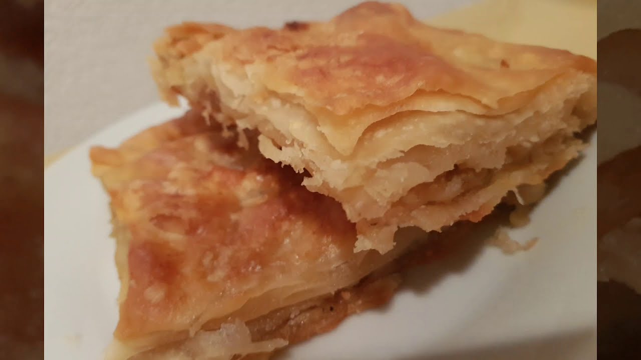 Македонски традиционален зелник со праз - Macedonian Pie - YouTube