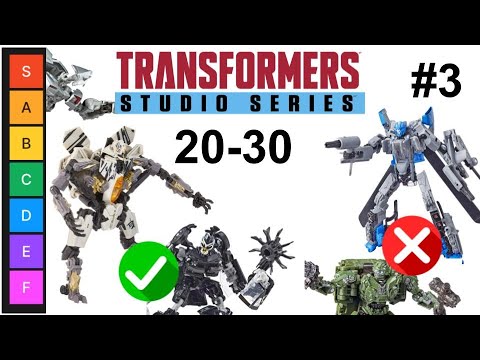 Ranking #20-30 Transformers Studio series! (#3) - YouTube