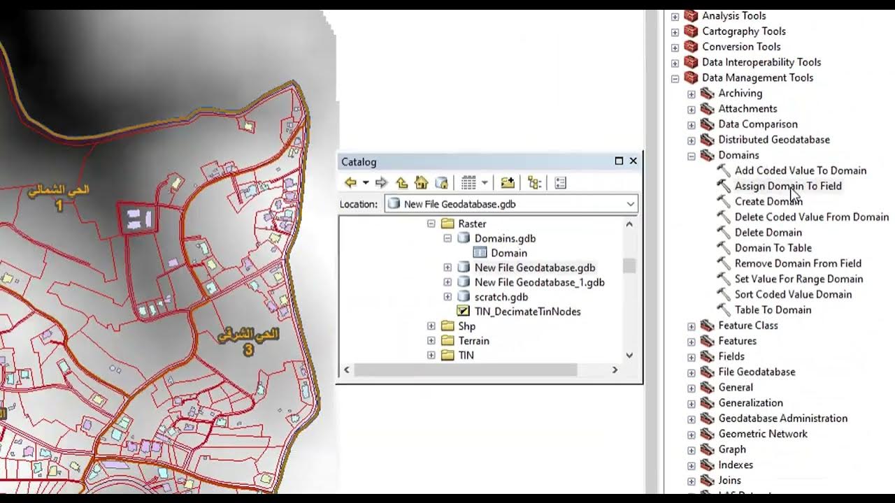 Assign Domain To Field Tool ArcGIS - YouTube