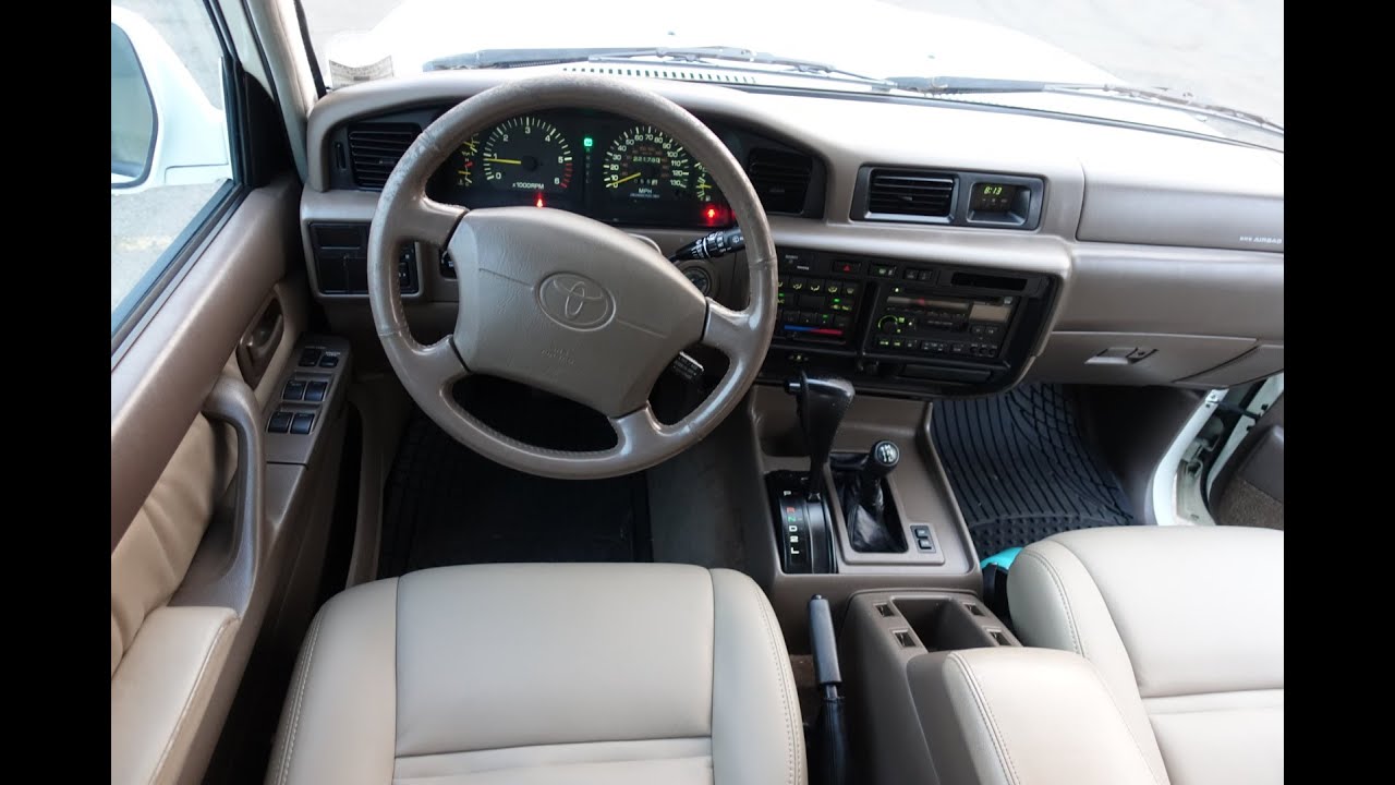 1995 Toyota FZJ80 Landcruiser interior - YouTube