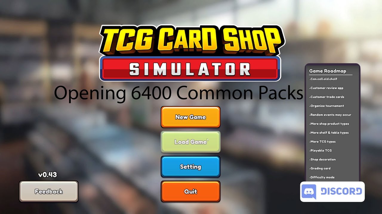 Opening 6400 common packs in TCG Card Shop Simulator - YouTube