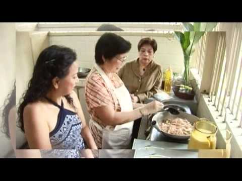 My Cuisine @ Sta. Rosa cooks Ginataang Tagunton / River Shrimps Cooked ...