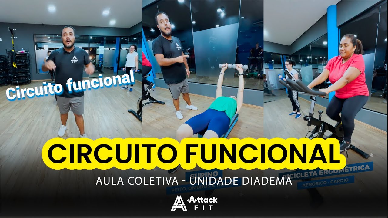 Aula Coletiva Circuito Funcional | Alunos Attack Fit (Unidade Diadema ...