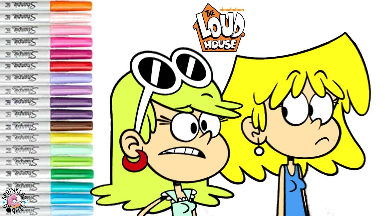 Download The Loud House Coloring Book Page Compilation Leni Luna Lori Porn Sex Picture