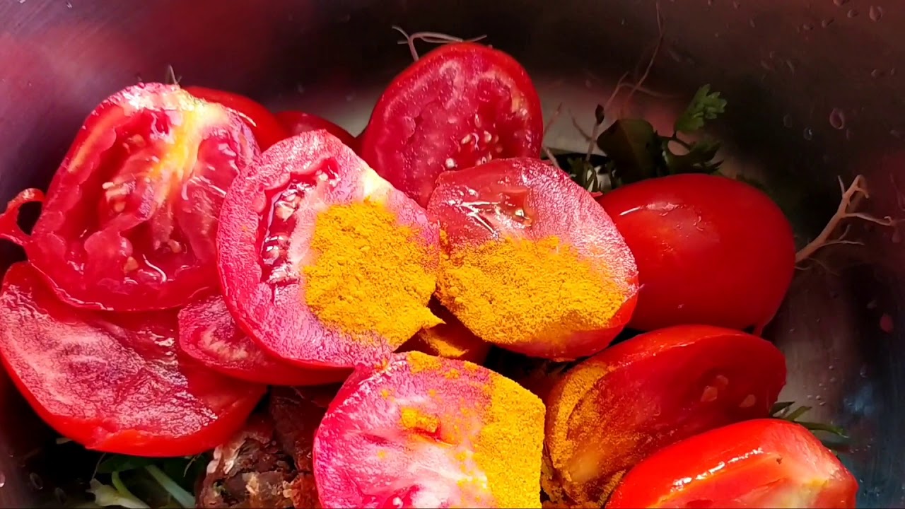 Goat Head meat Fry with rasam #23 - YouTube