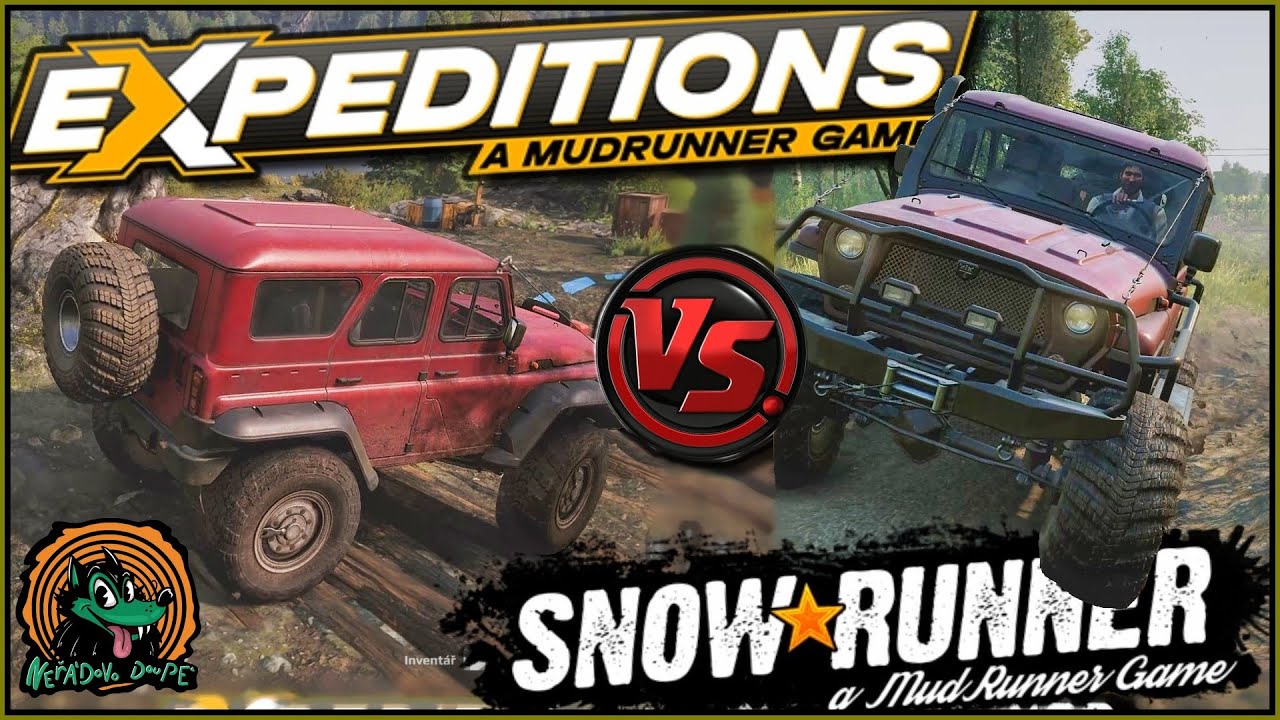 Expeditions: A MudRunner vs SnowRunner srovnání CZ/SK - YouTube