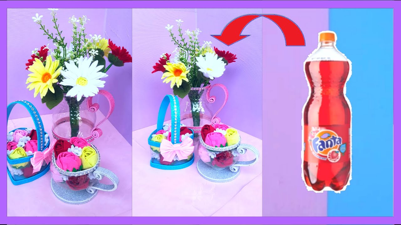 How to Make 1 Plastic Bottle into 3 Creations | 1 botol plastik bekas 3 ...