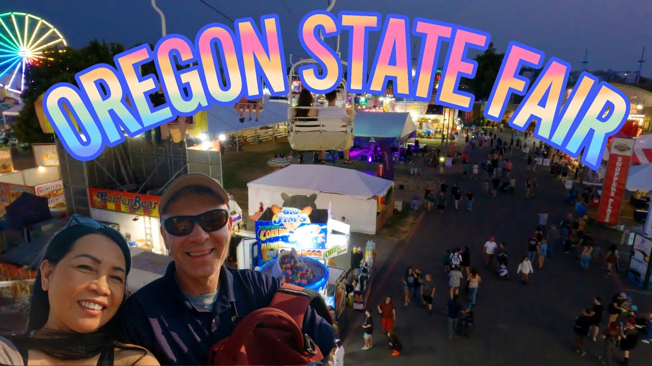 View of Oregon State Fair from Dawn to Dusk! Salem Oregon USA - YouTube
