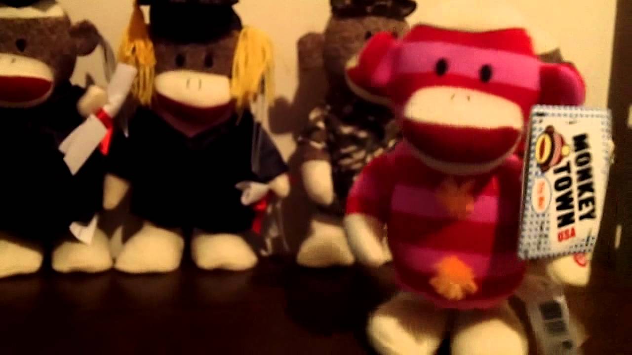 Gemmy Can't be tamed Dancing Sock Monkey - YouTube