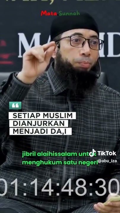 Setiap Muslim dianjurkan menjadi Da'i - Ustadz Prof. Dr. Khalid Zeed Abdullah Basalamah, Lc., M ...