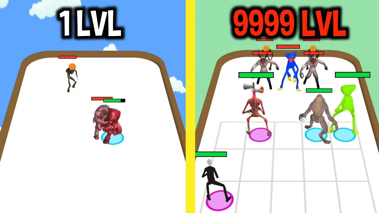 MAX LEVEL in Merge Monsters Army Gameplay - YouTube