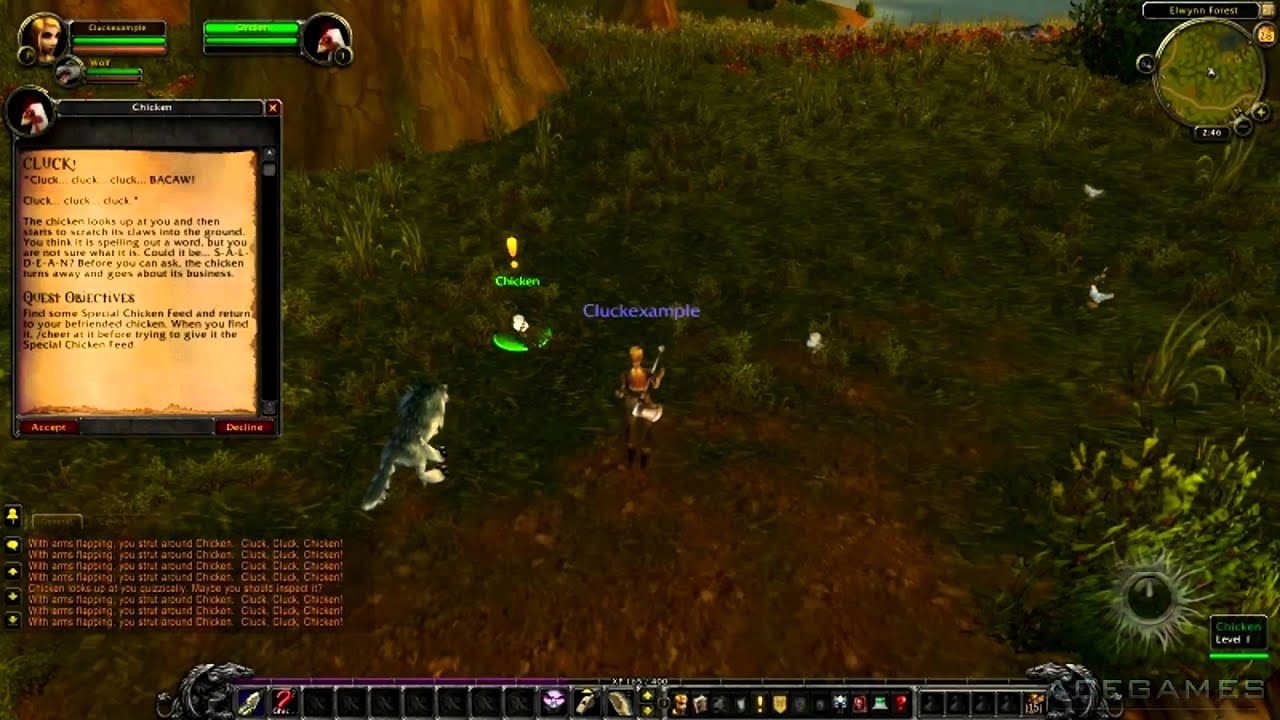 WoW - How to Get the WestFall Chicken - Ft. Xenon! - YouTube
