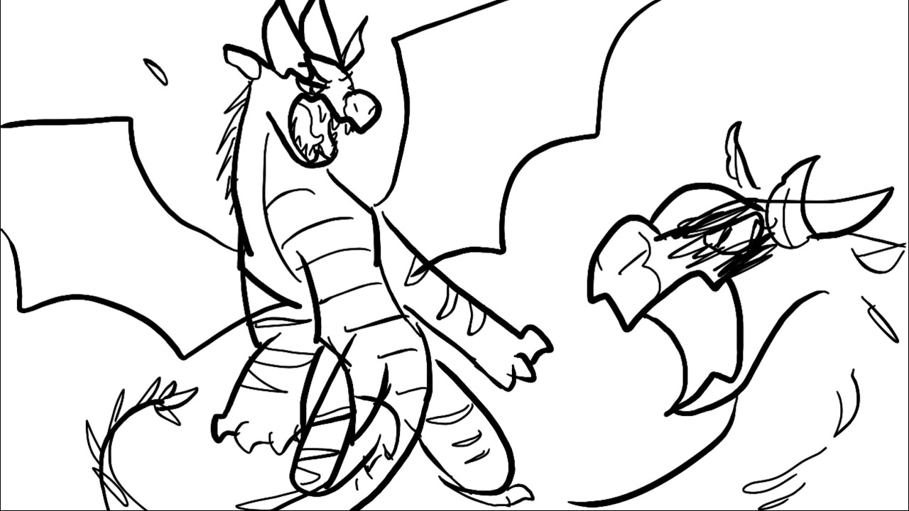 Insanely OP newbie animation about Dragons and their Wings being faded ...