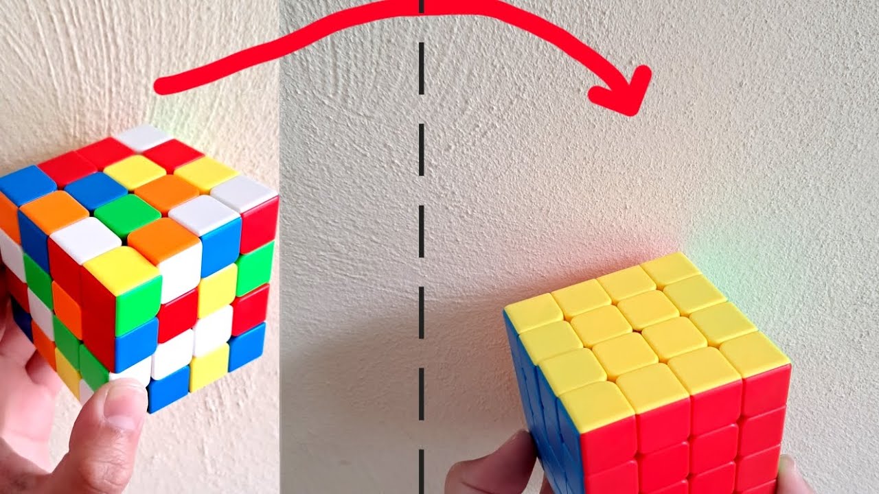 Como resolver um cubo mágico 4x4??? tutorial completo!!! - YouTube