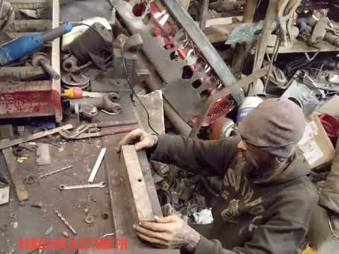 DIY replace broken Vice with Scrap Metal vice - YouTube