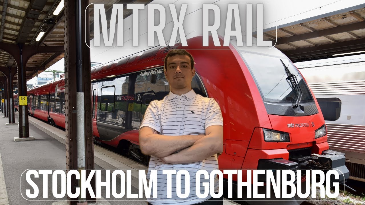 MTRX Highspeed Rail | Stockholm to Gothenburg - YouTube