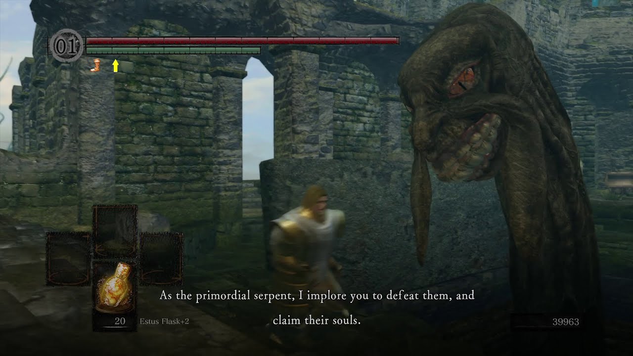 DARK SOULS™: REMASTERED "Listening to Primordial Serpent" - YouTube